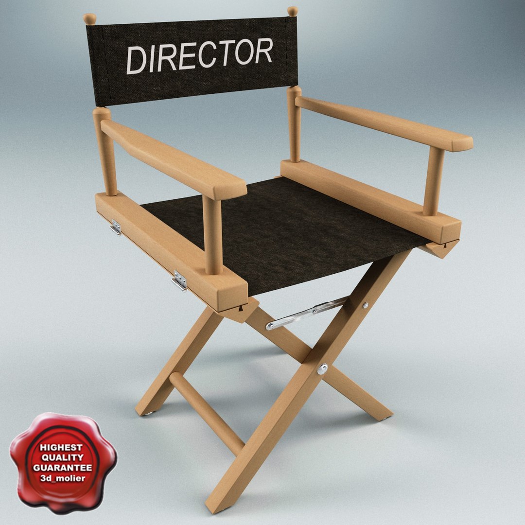 3d Model Director Chair