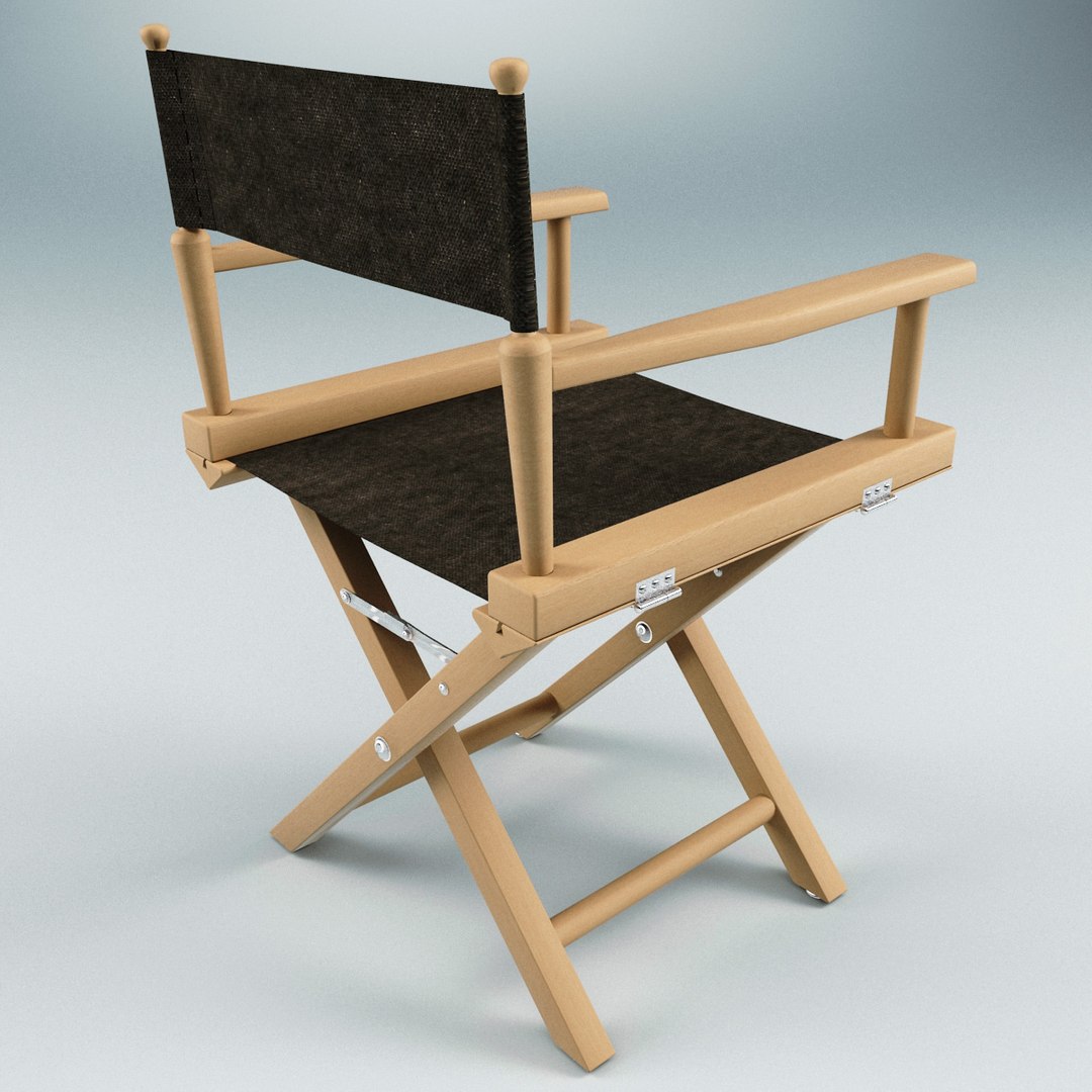 3d Model Director Chair