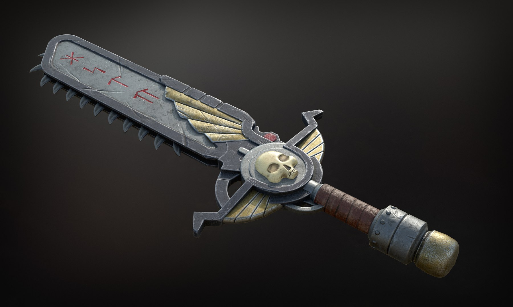 Chain Sword 3D Model - TurboSquid 2018722