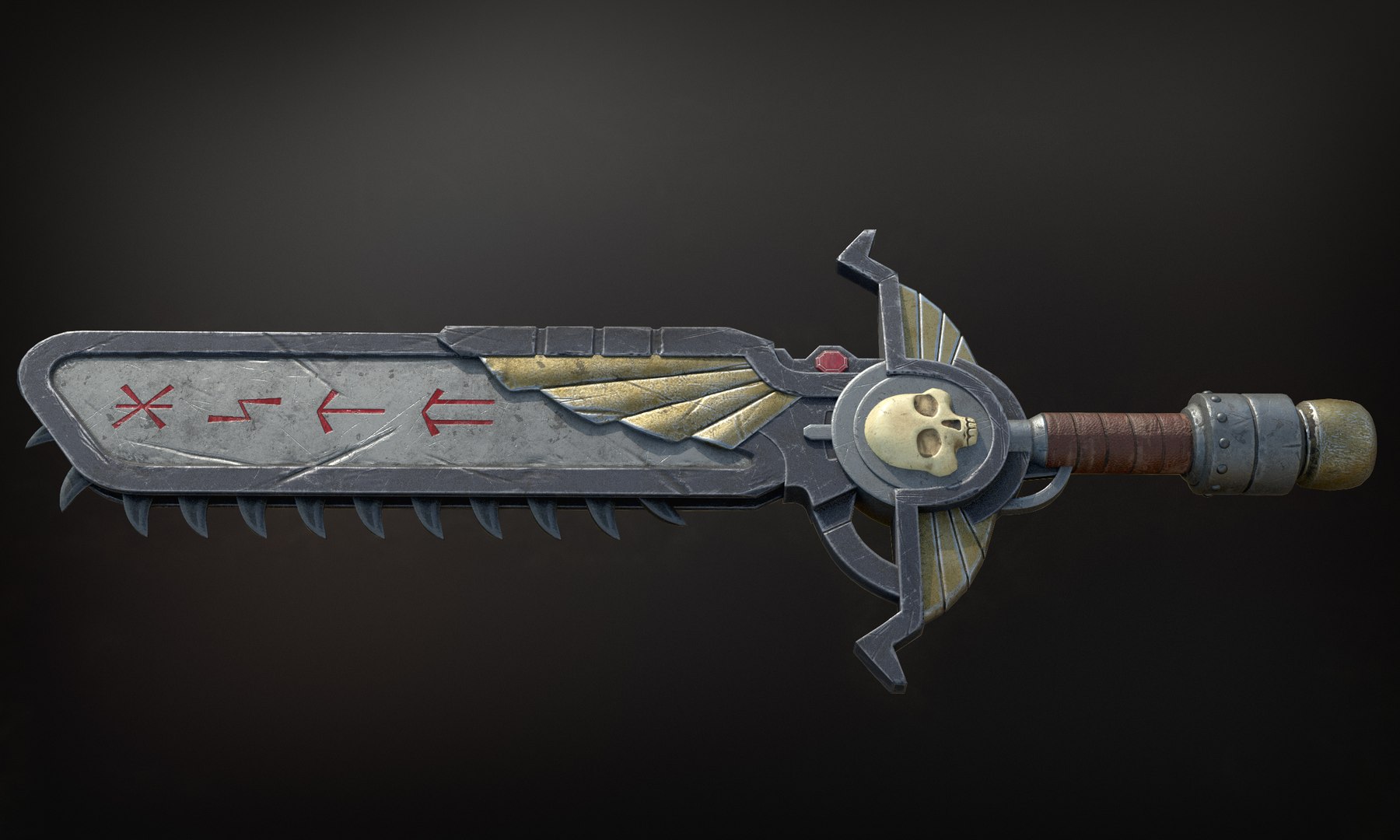 Chain Sword 3D Model - TurboSquid 2018722
