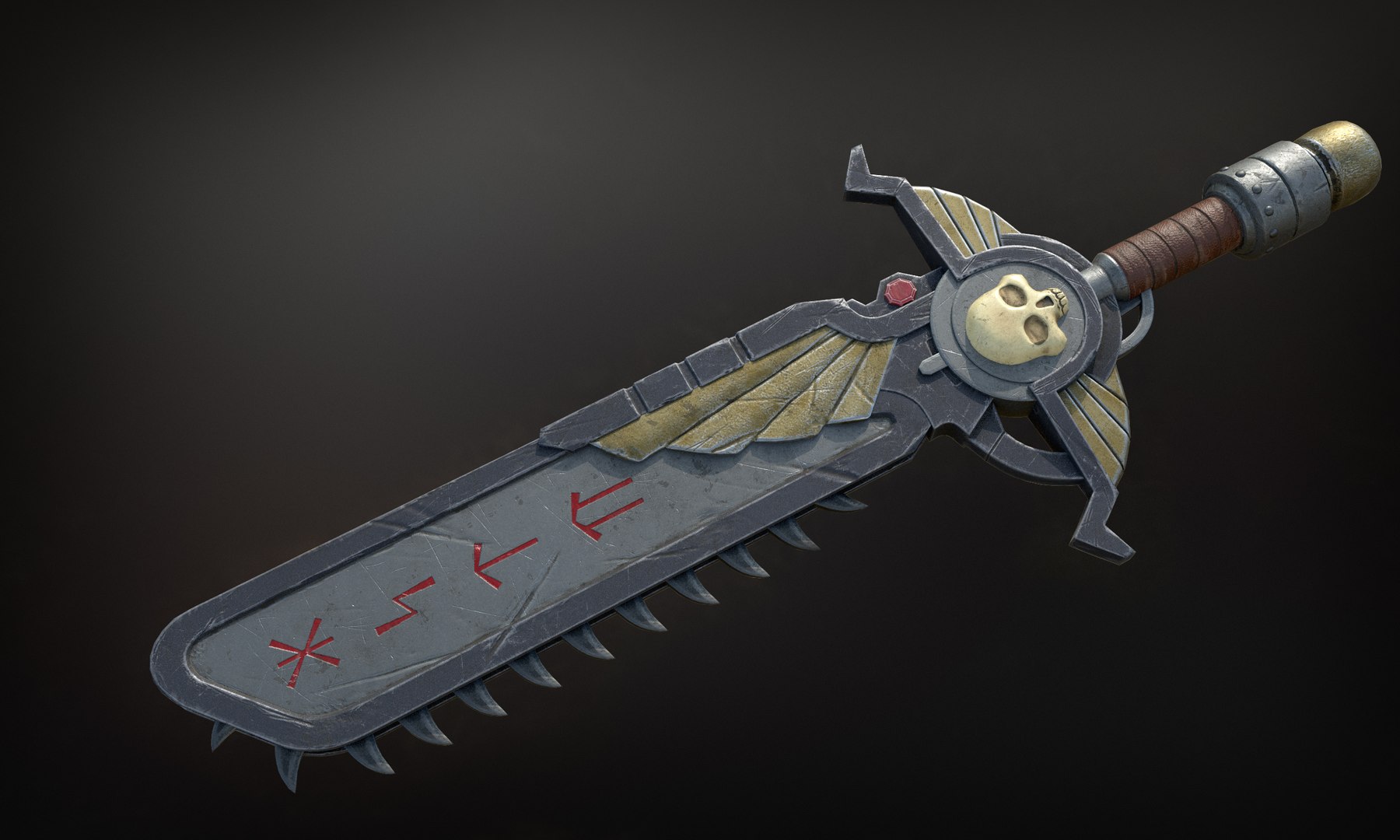 Chain Sword 3D Model - TurboSquid 2018722