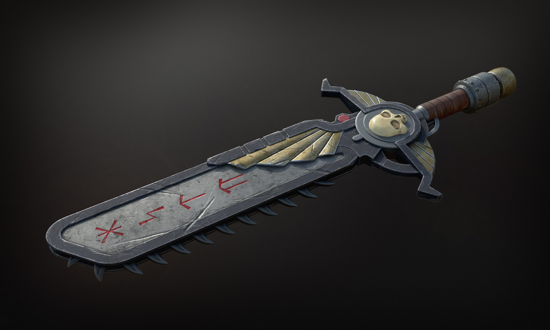 Chain Sword 3D Model - TurboSquid 2018722