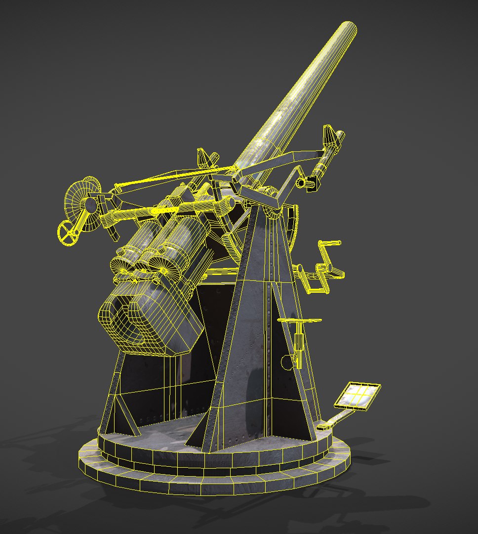 3D Qf 3-inch 20 Cwt - TurboSquid 1587218