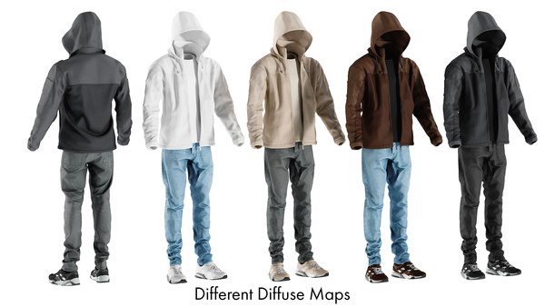 Realistic clothing collections model - TurboSquid 1706101