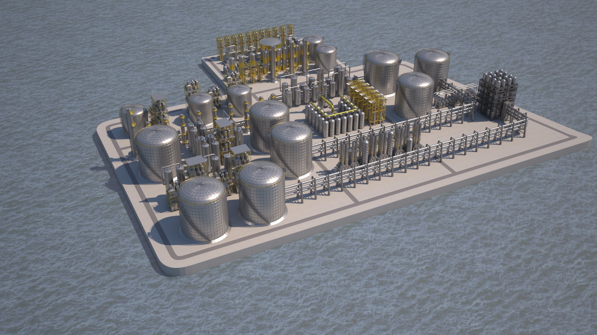 3D LNG Port 9 - TurboSquid 2118644