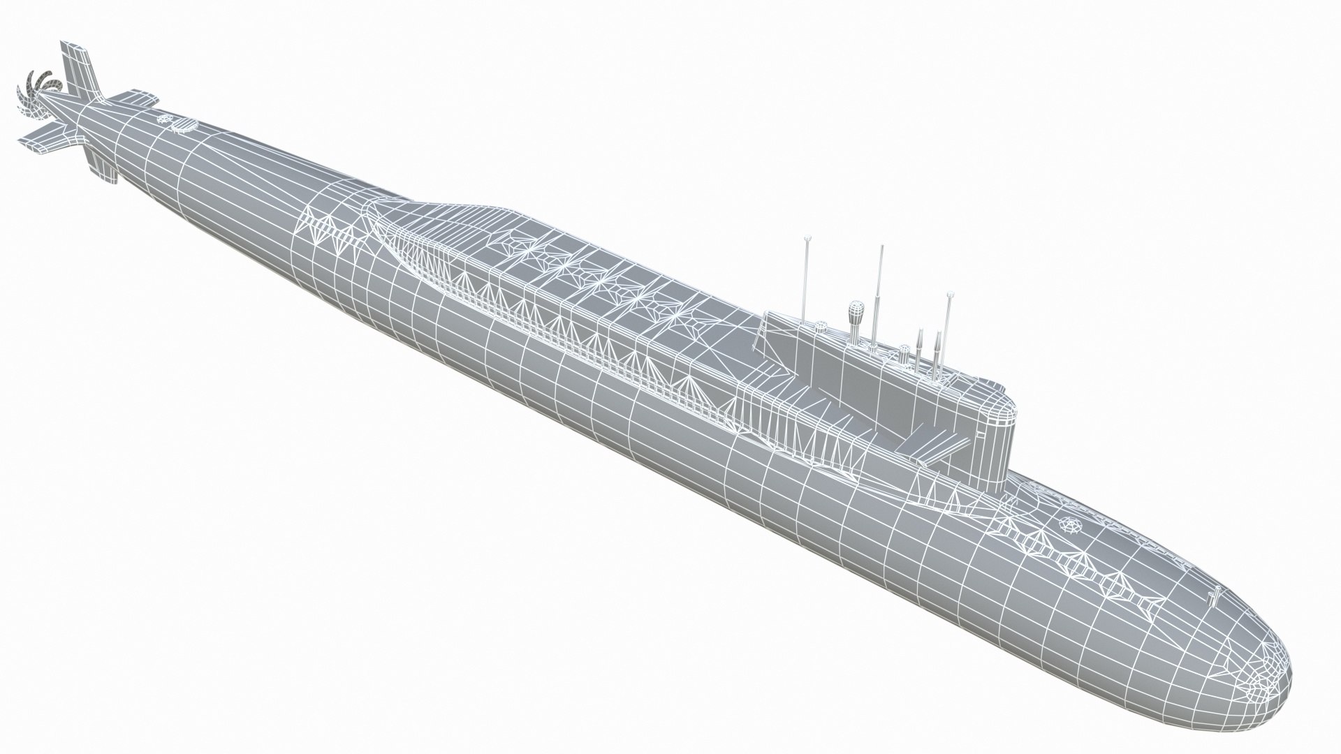 Type 092 Nuclear Submarine 3D Model - TurboSquid 2426171