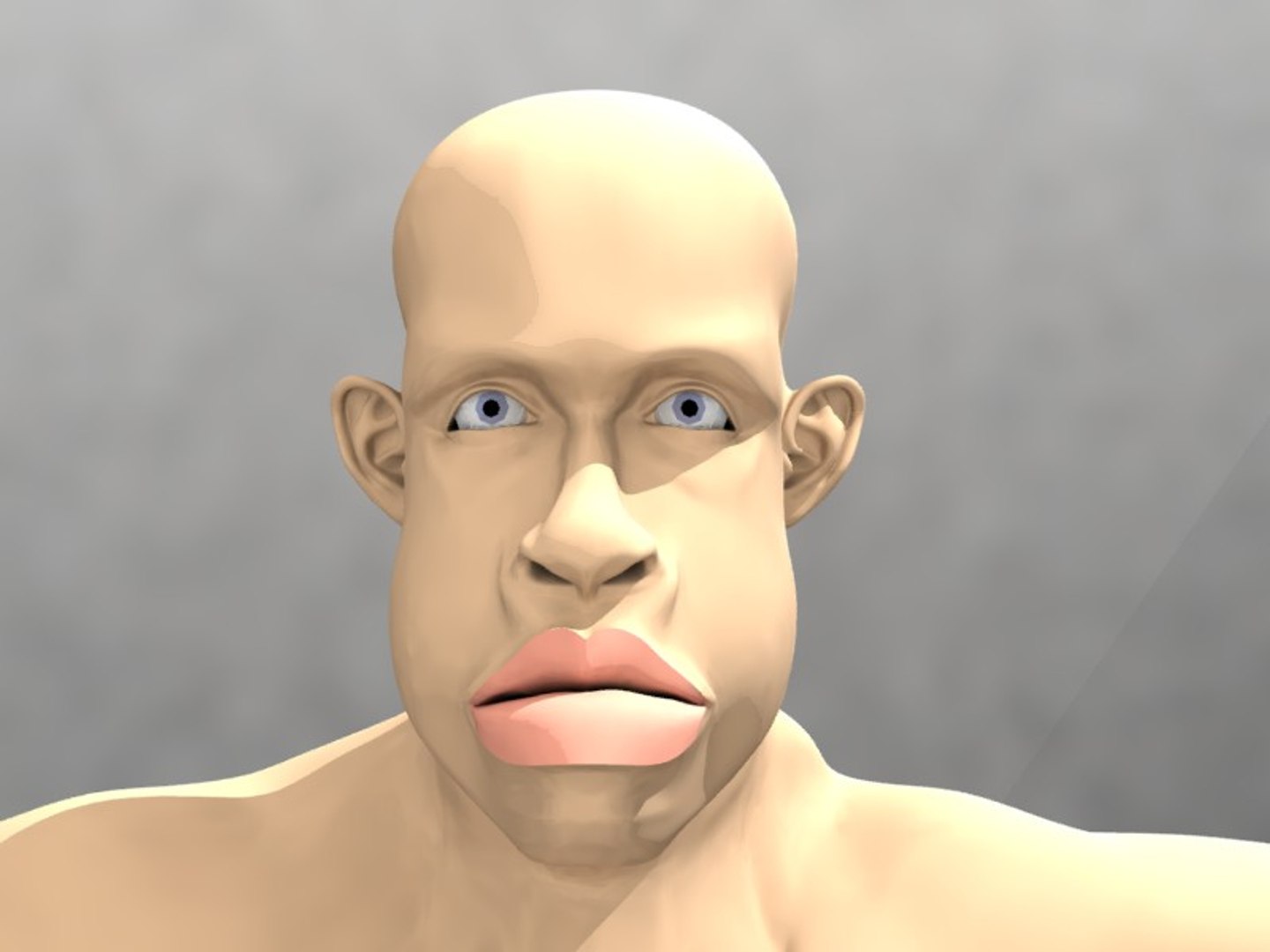 Fat Man Male 3d Model
