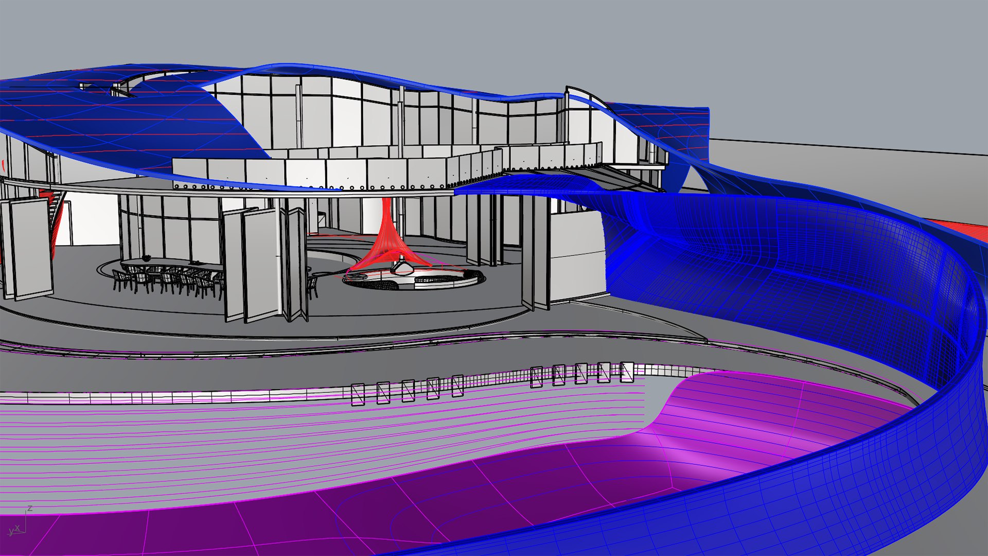 Modern House Ribbon House - Revit 3D - TurboSquid 2512329