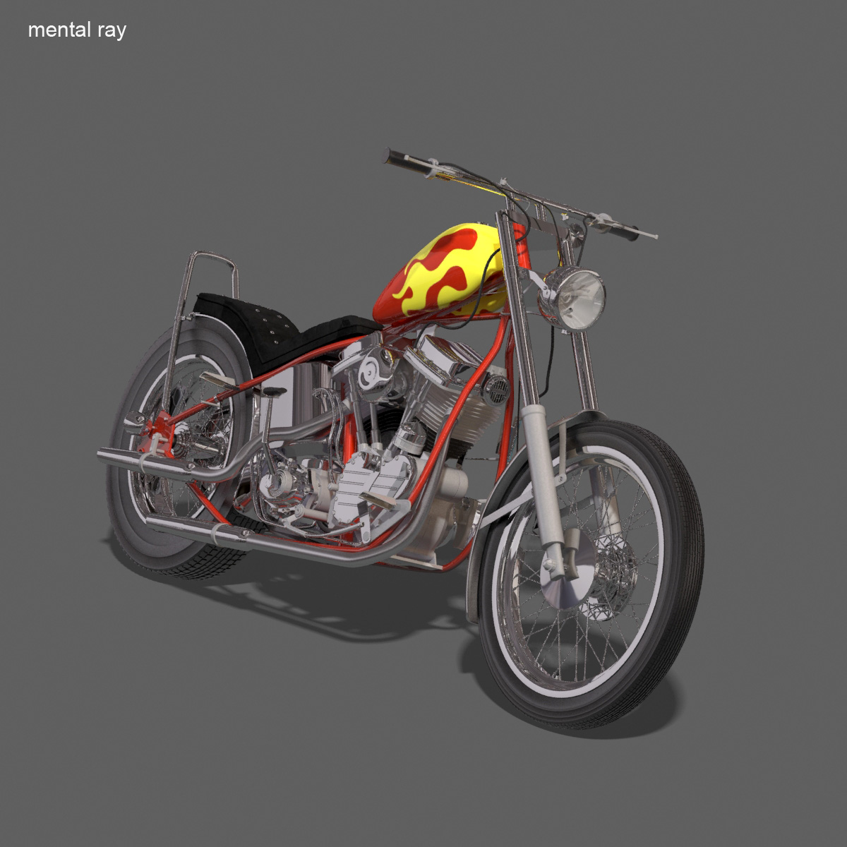 3d model billy bike easy rider
