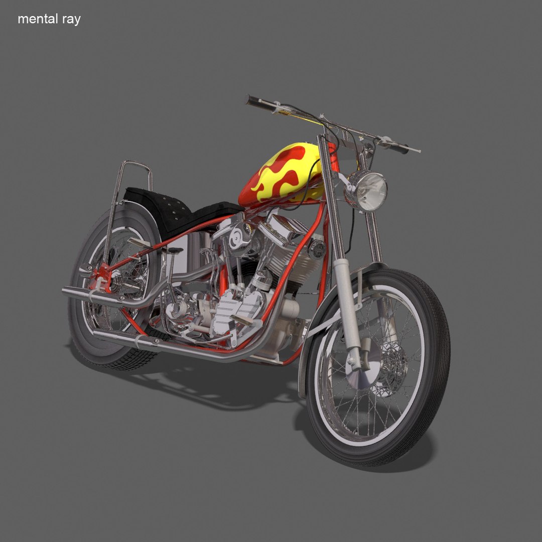 3d model billy bike easy rider