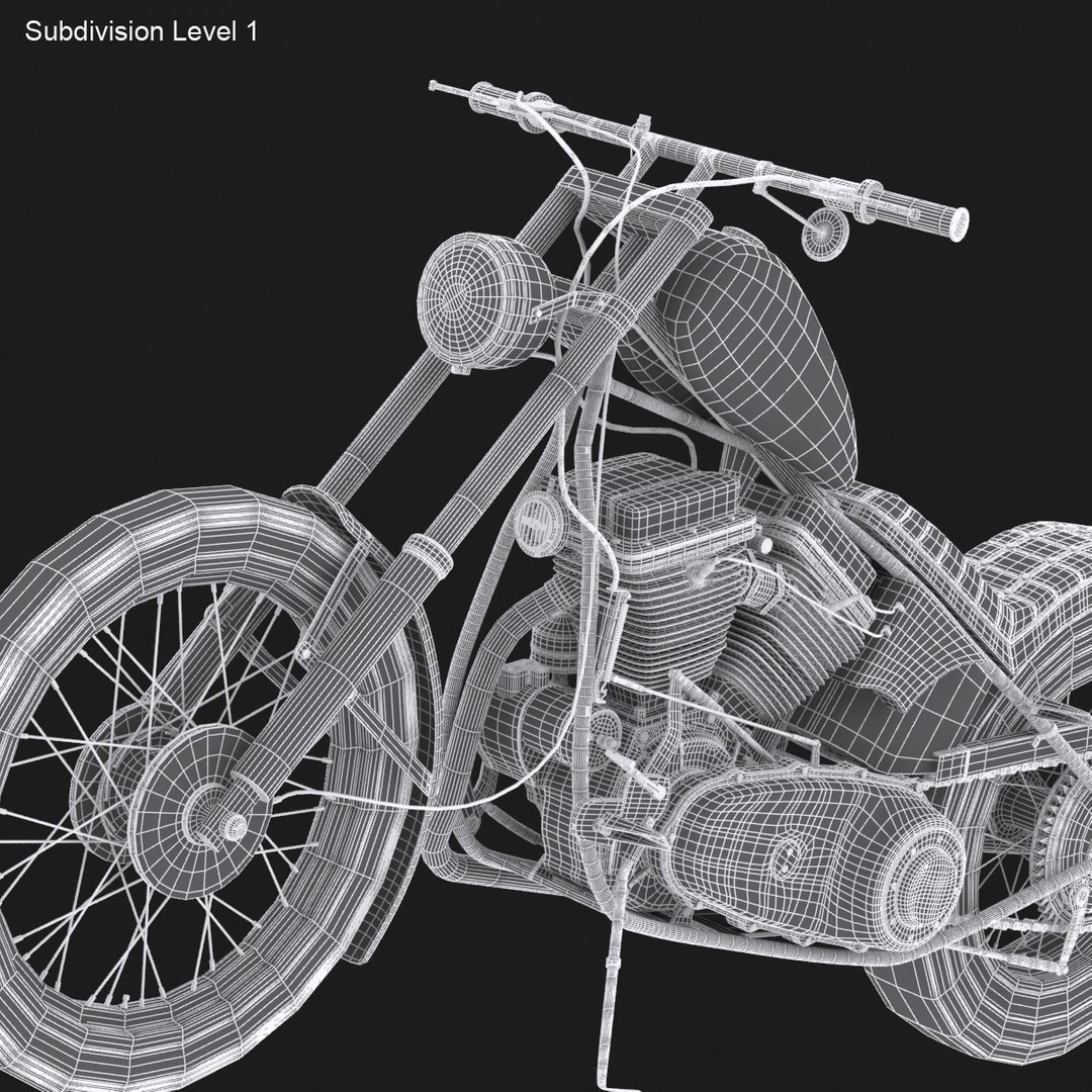 3d model billy bike easy rider