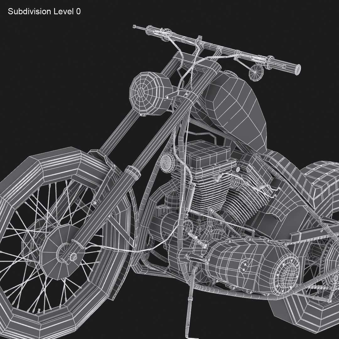 3d Model Billy Bike Easy Rider