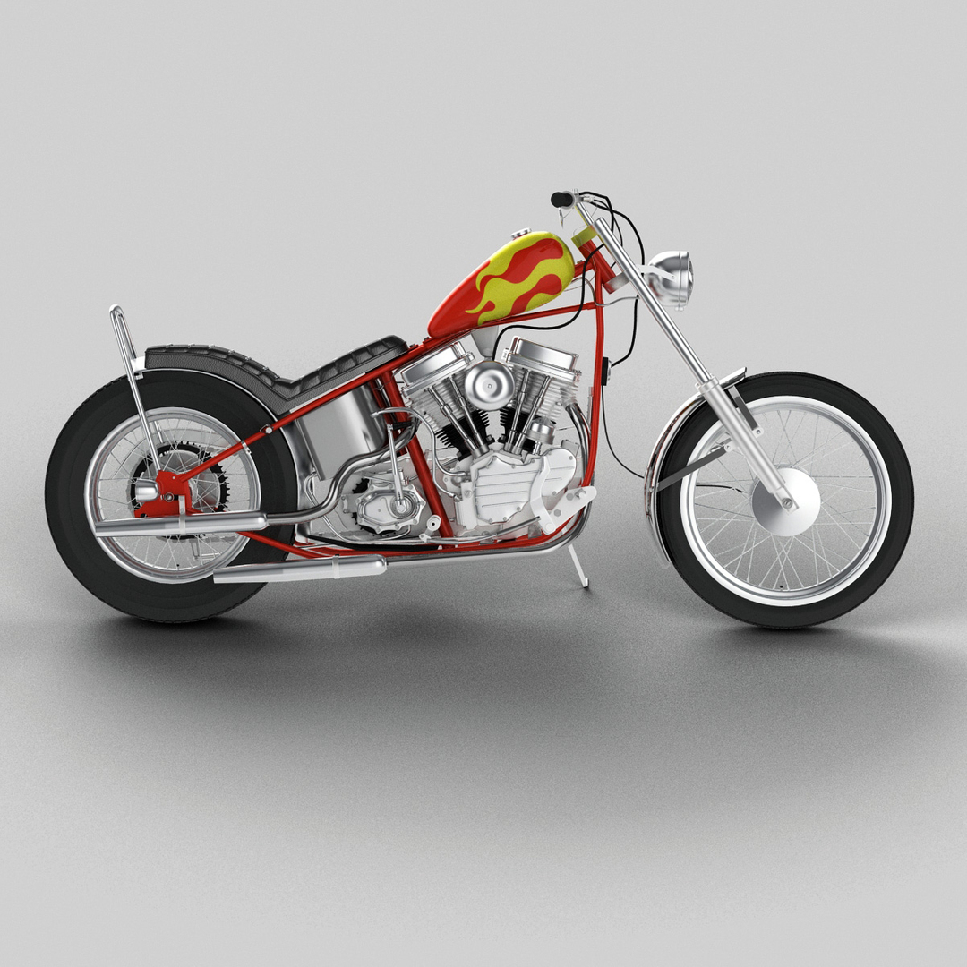 3d model billy bike easy rider