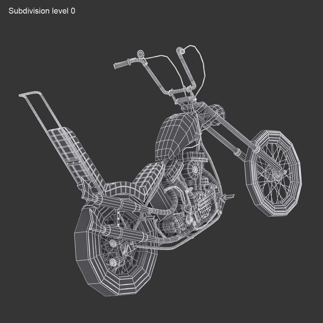 3d model billy bike easy rider