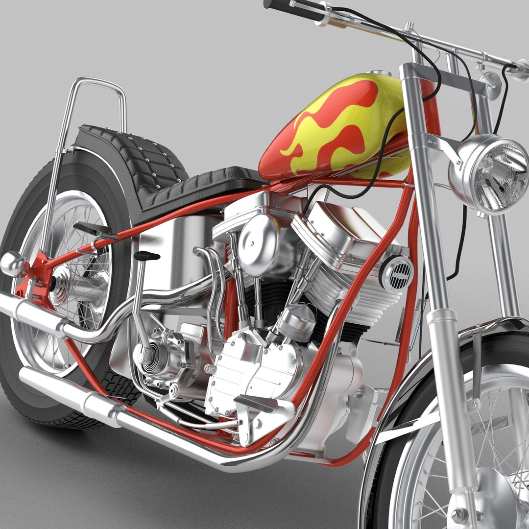 3d model billy bike easy rider