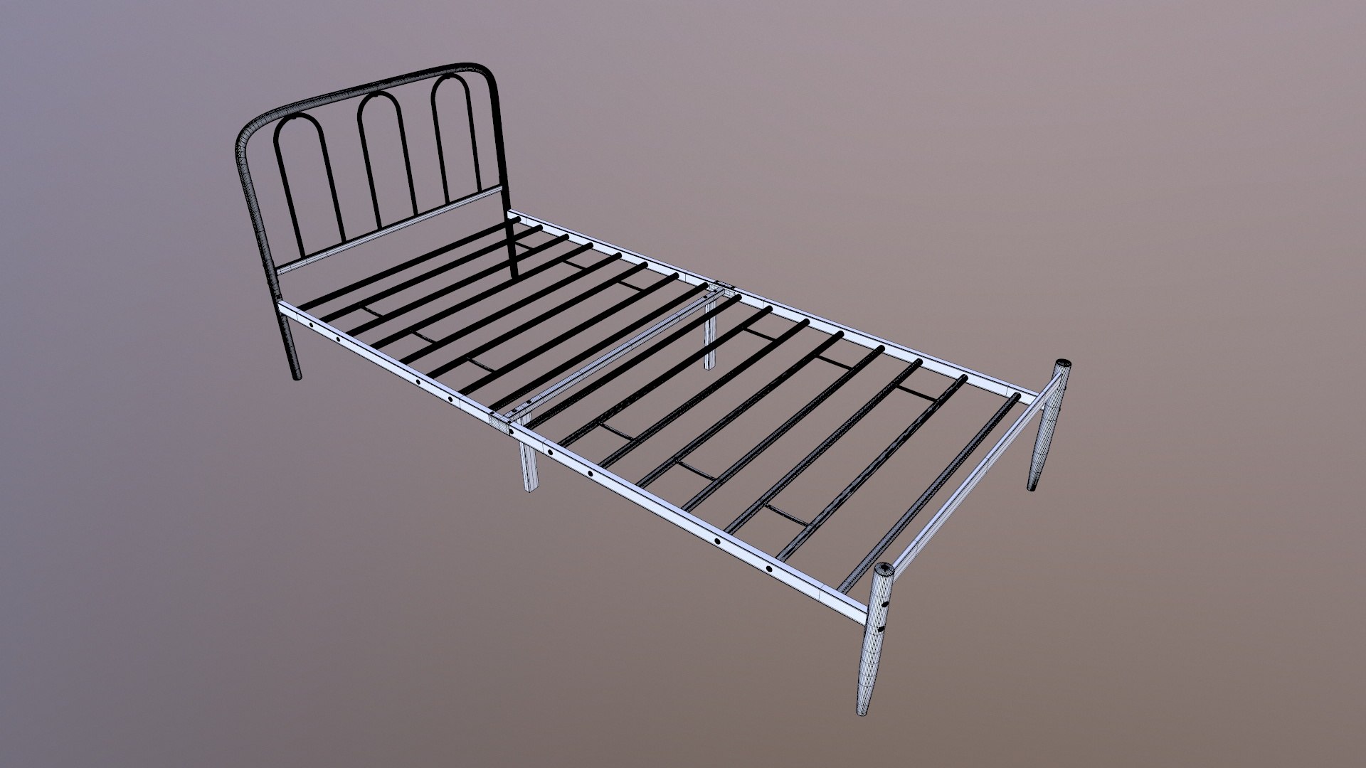 Prison Bed 3D Model - TurboSquid 2178722