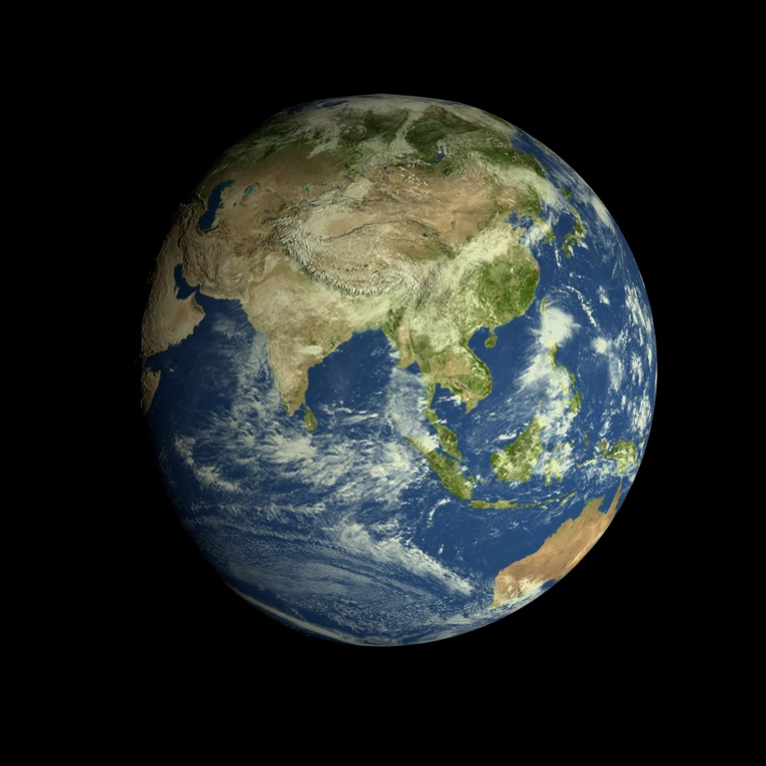 3d Earth Realistic Model