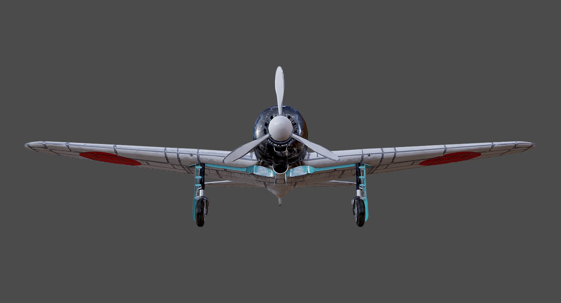 Aircraft A6m2 Zero Real-time 3d Max