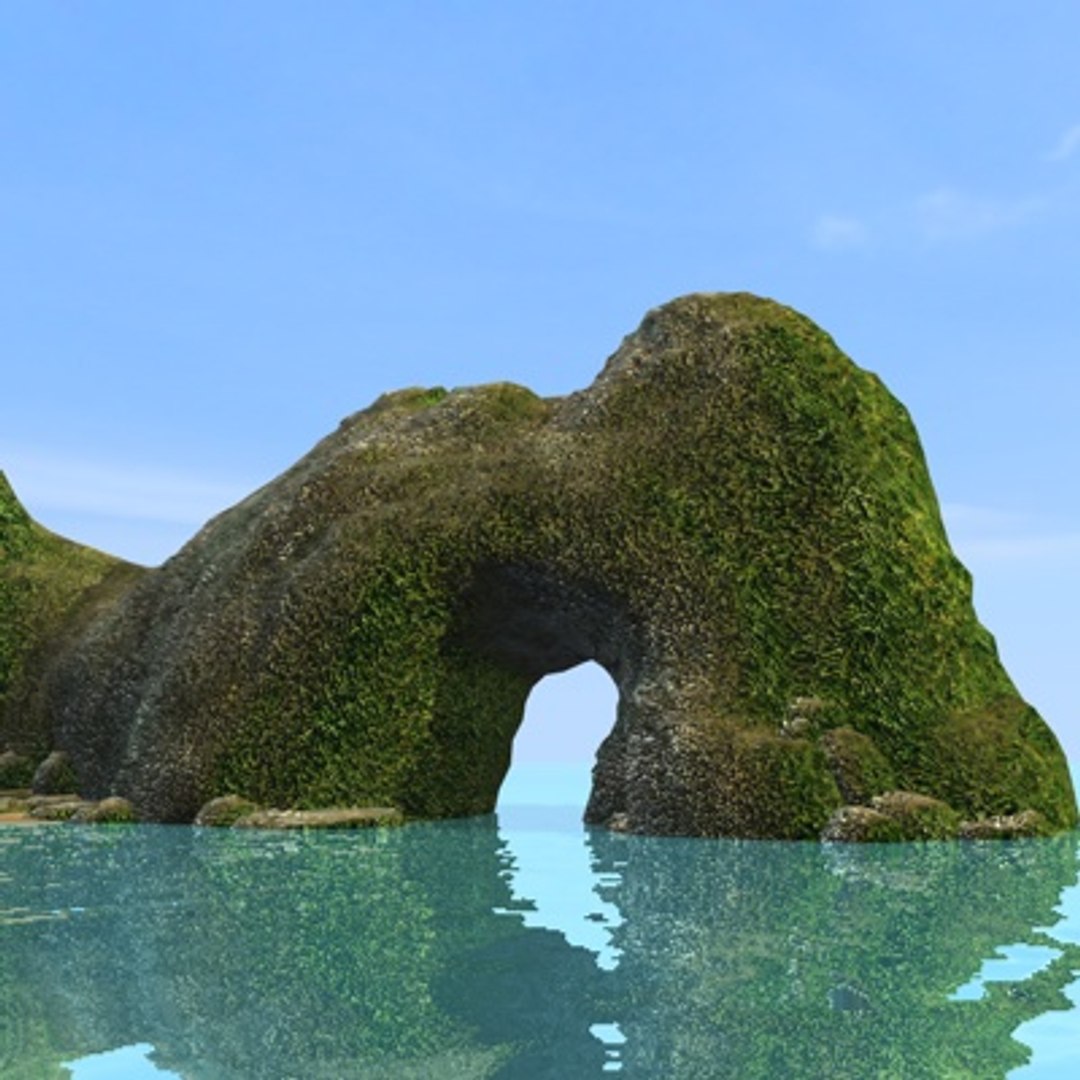 Scenery Beach 3d Model