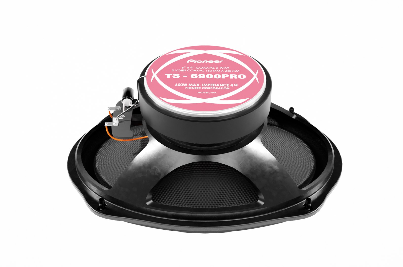 Subwoofer Pioneer 6x9 3D - TurboSquid 2041908