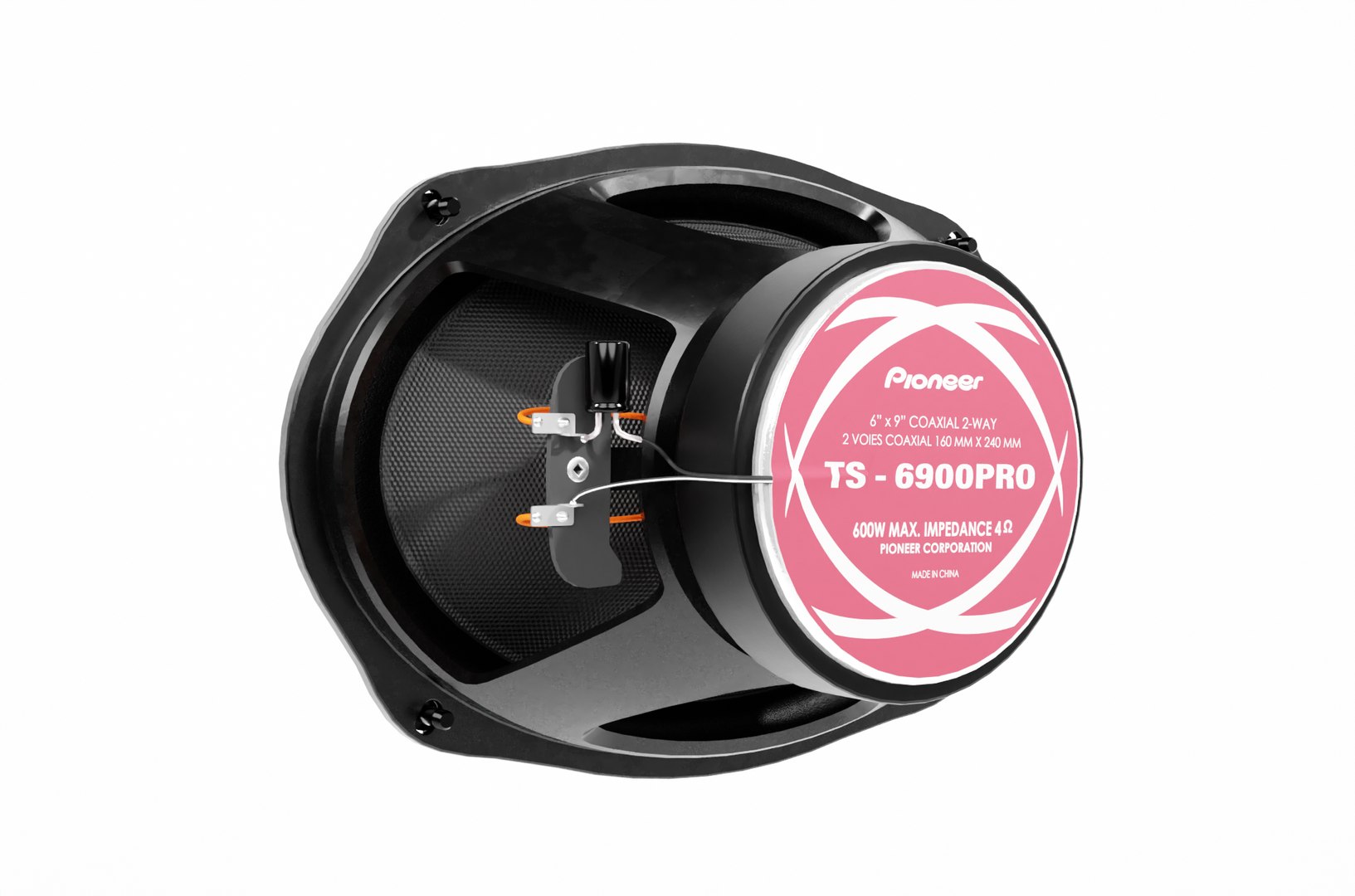 Subwoofer Pioneer 6x9 3D - TurboSquid 2041908