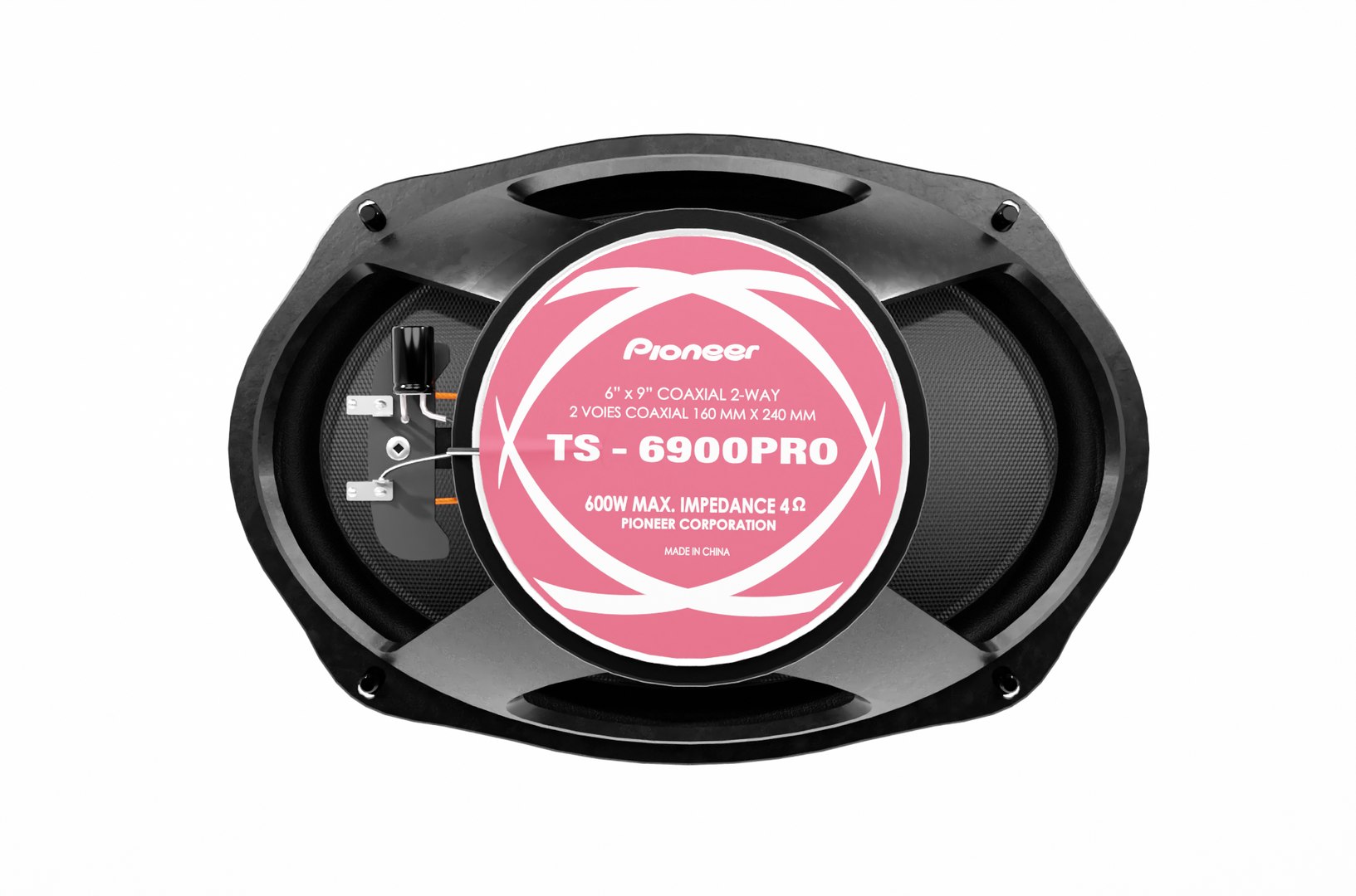 Subwoofer Pioneer 6x9 3D - TurboSquid 2041908