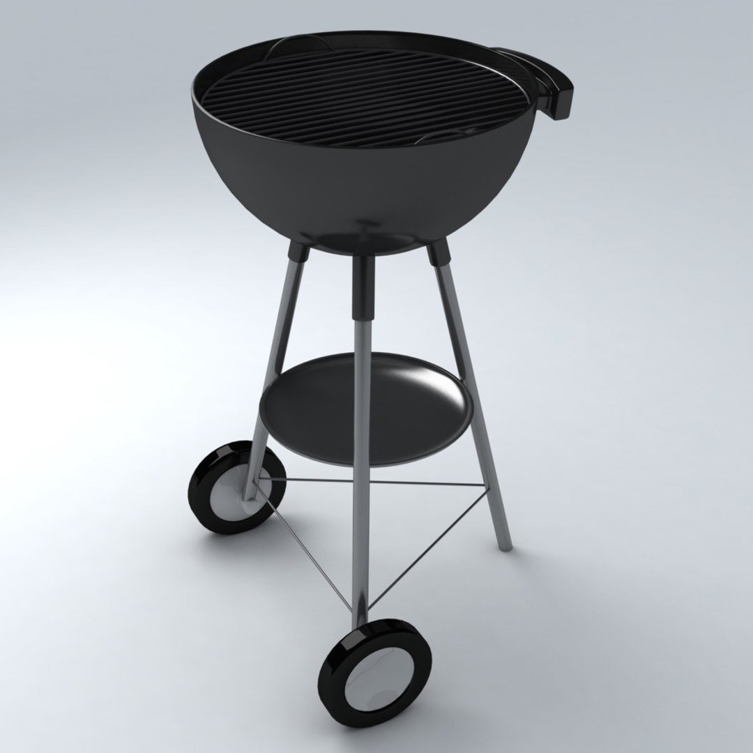 3d Barbecue Exterior Model