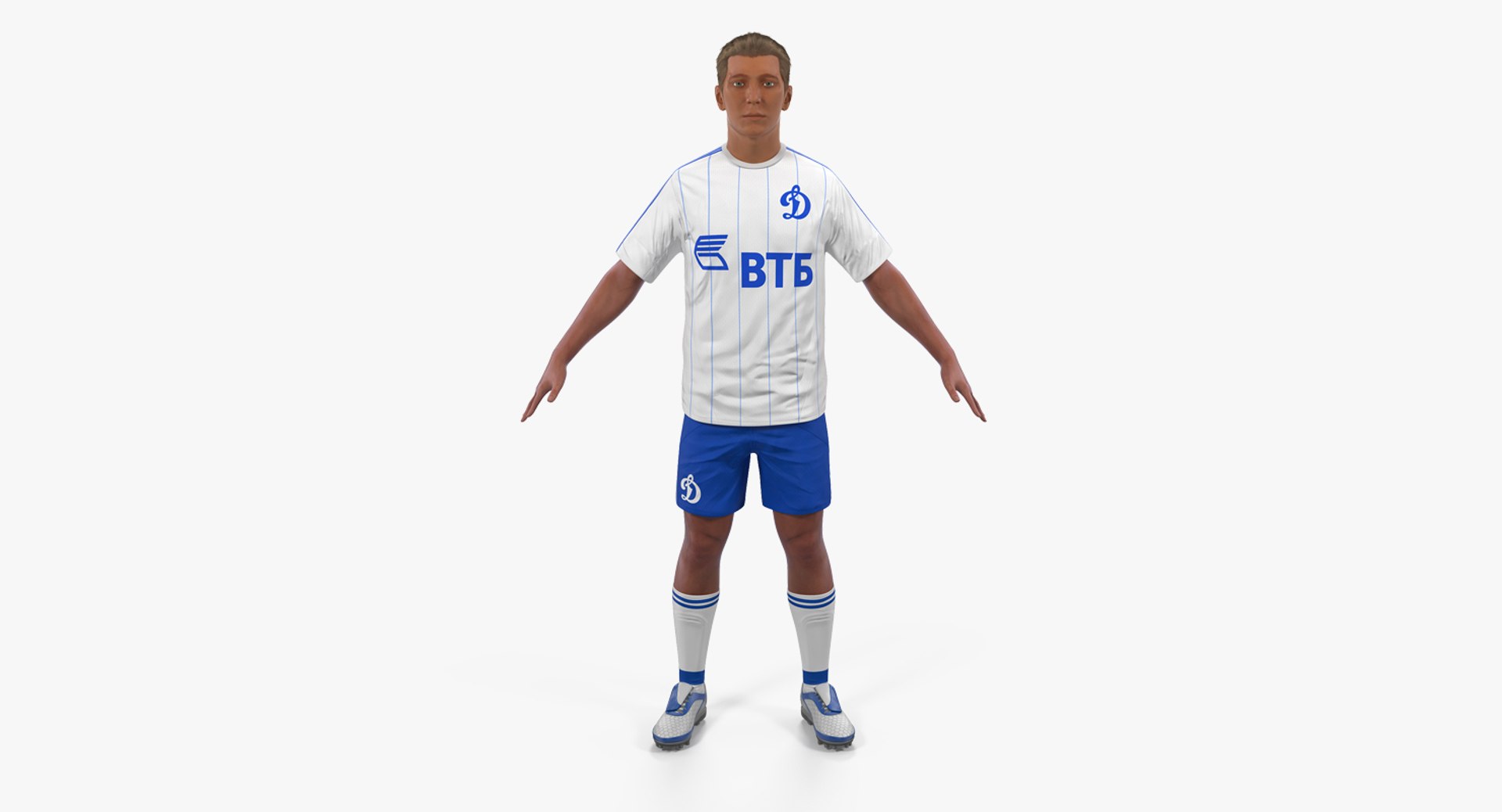 Soccer football player dynamo 3D model - TurboSquid 1313029