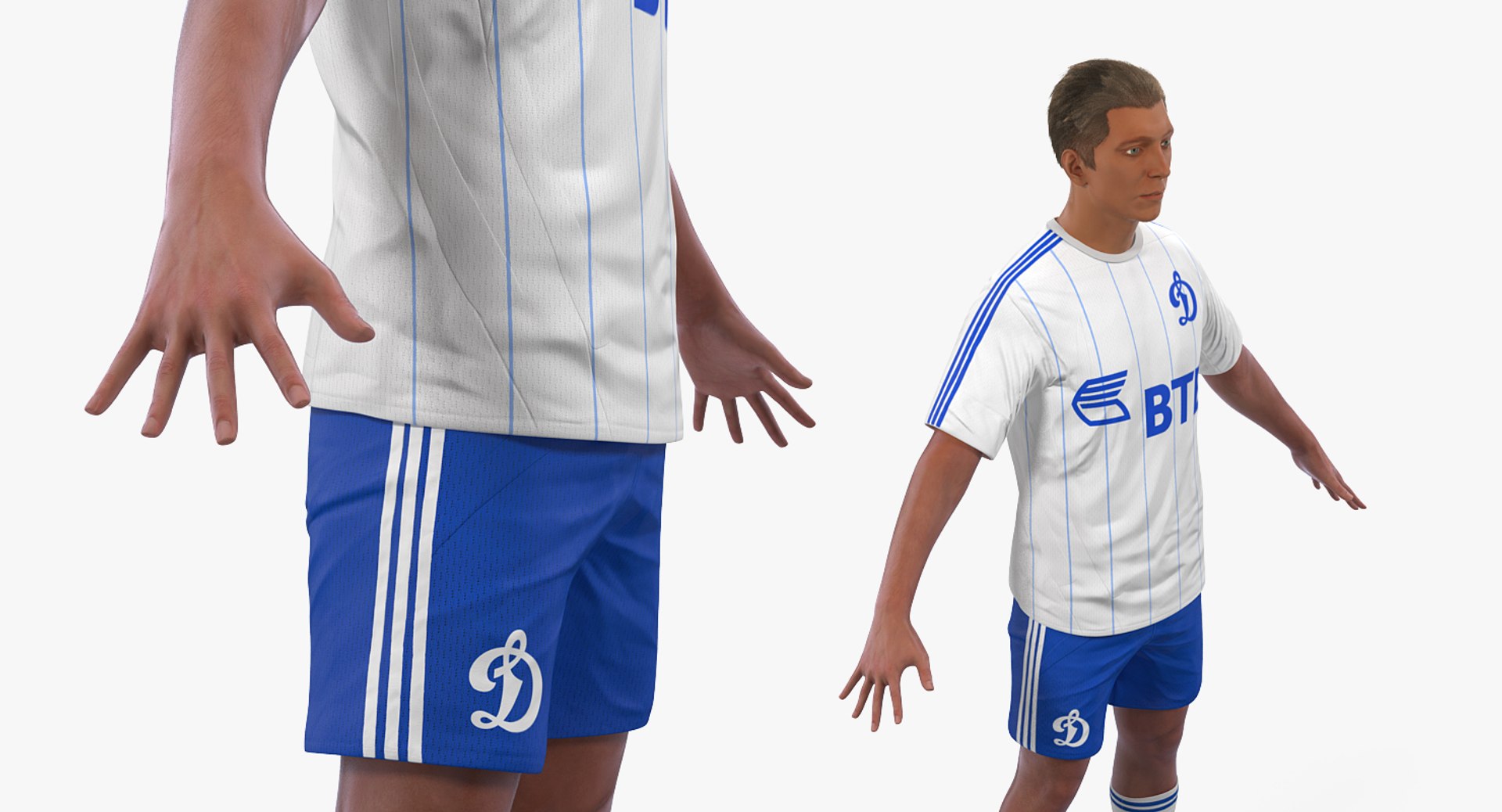 Soccer Football Player Dynamo 3D Model - TurboSquid 1313029