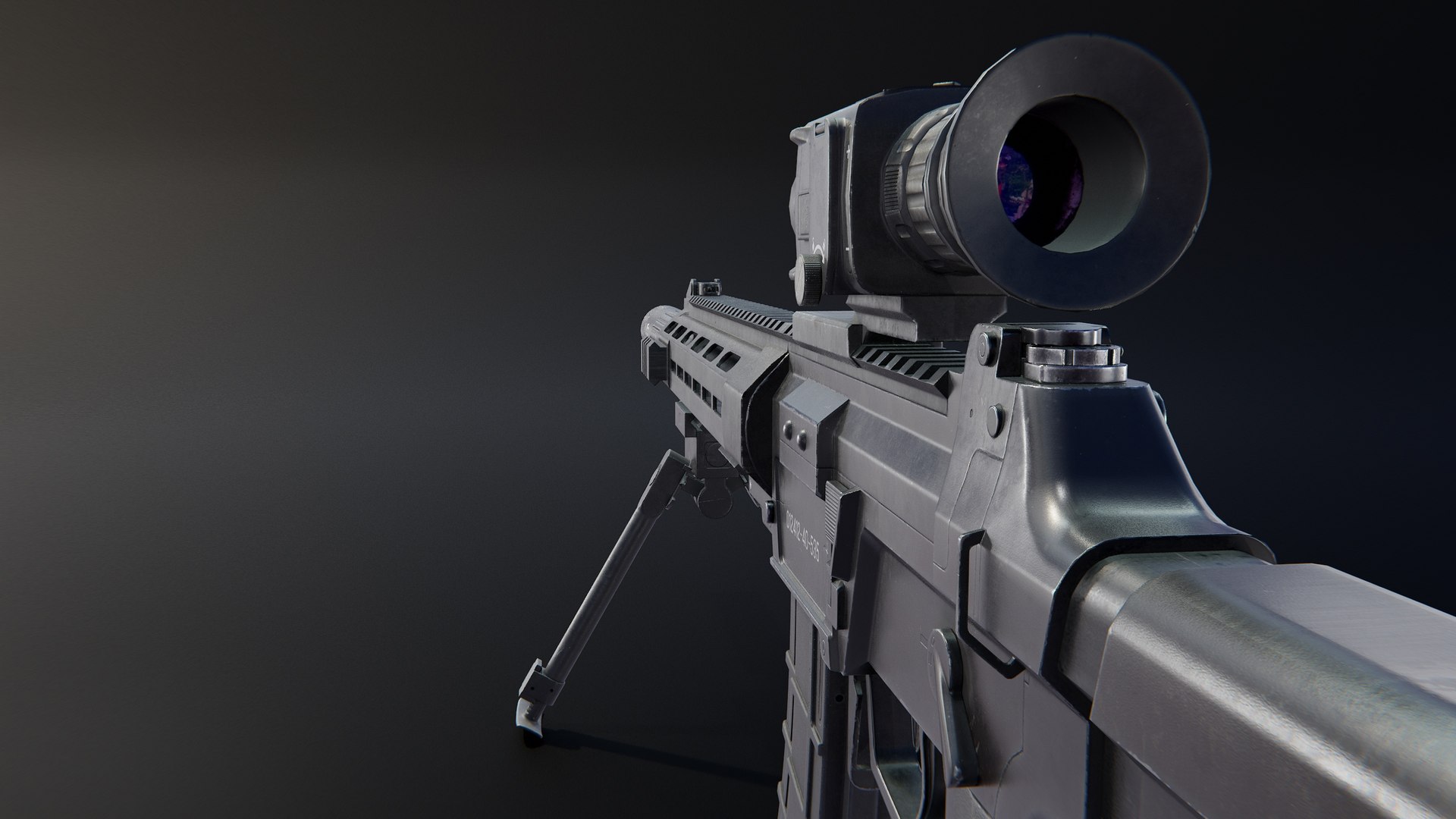 3D Modular QBZ 191 192 Pack Rigged Low Poly With Attachments Model - TurboSquid 2170978