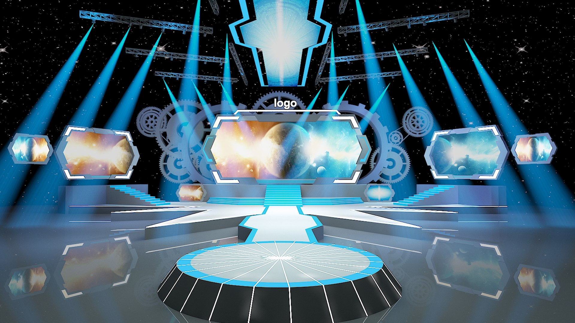 Stage 3d Model - TurboSquid 1839315