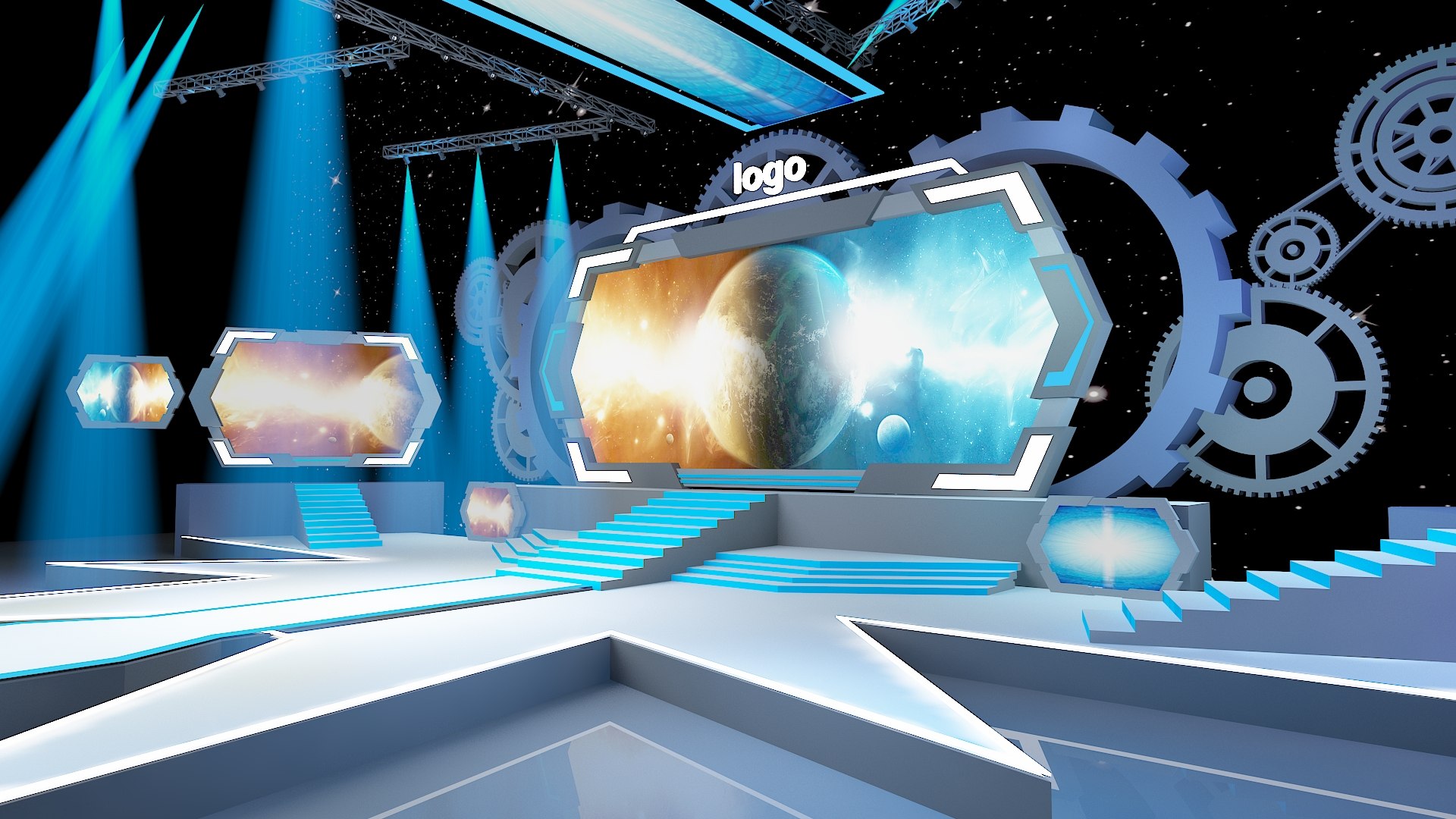 Stage 3d Model - TurboSquid 1839315