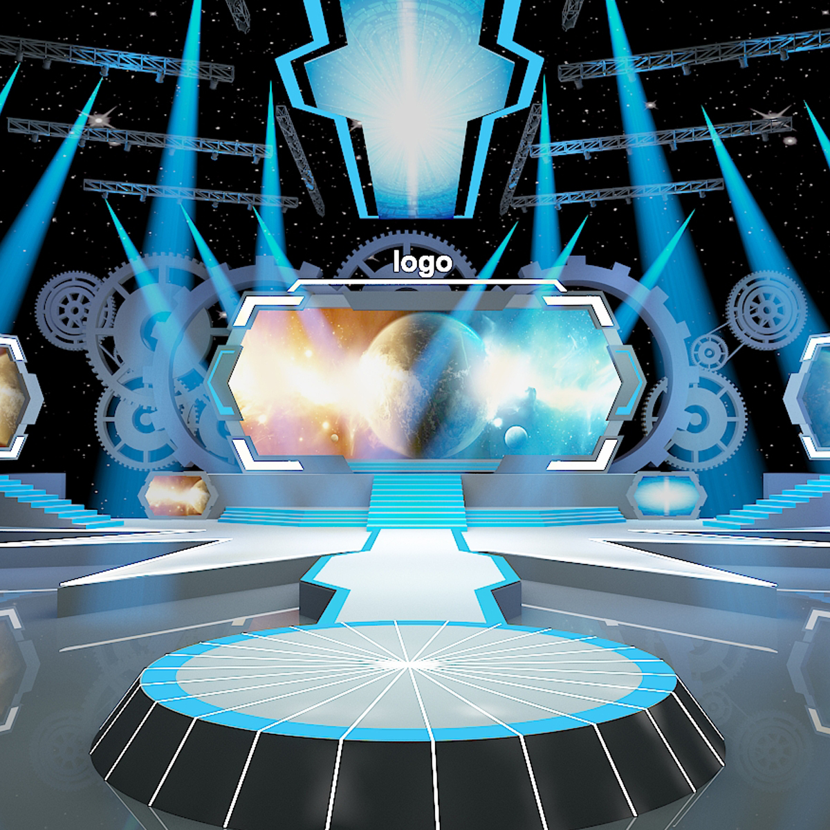 Stage 3d model - TurboSquid 1839315