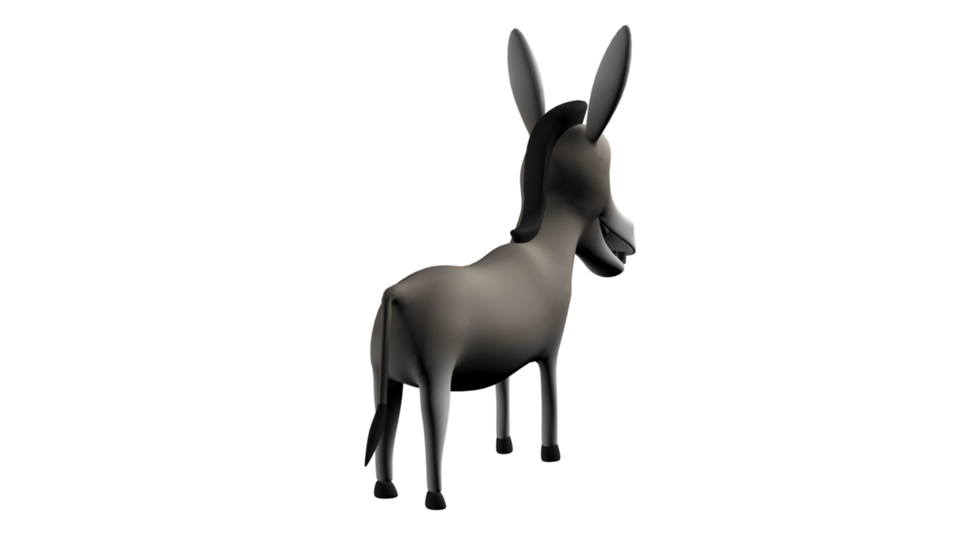 3D Model Cartoon Donkey - TurboSquid 2021942