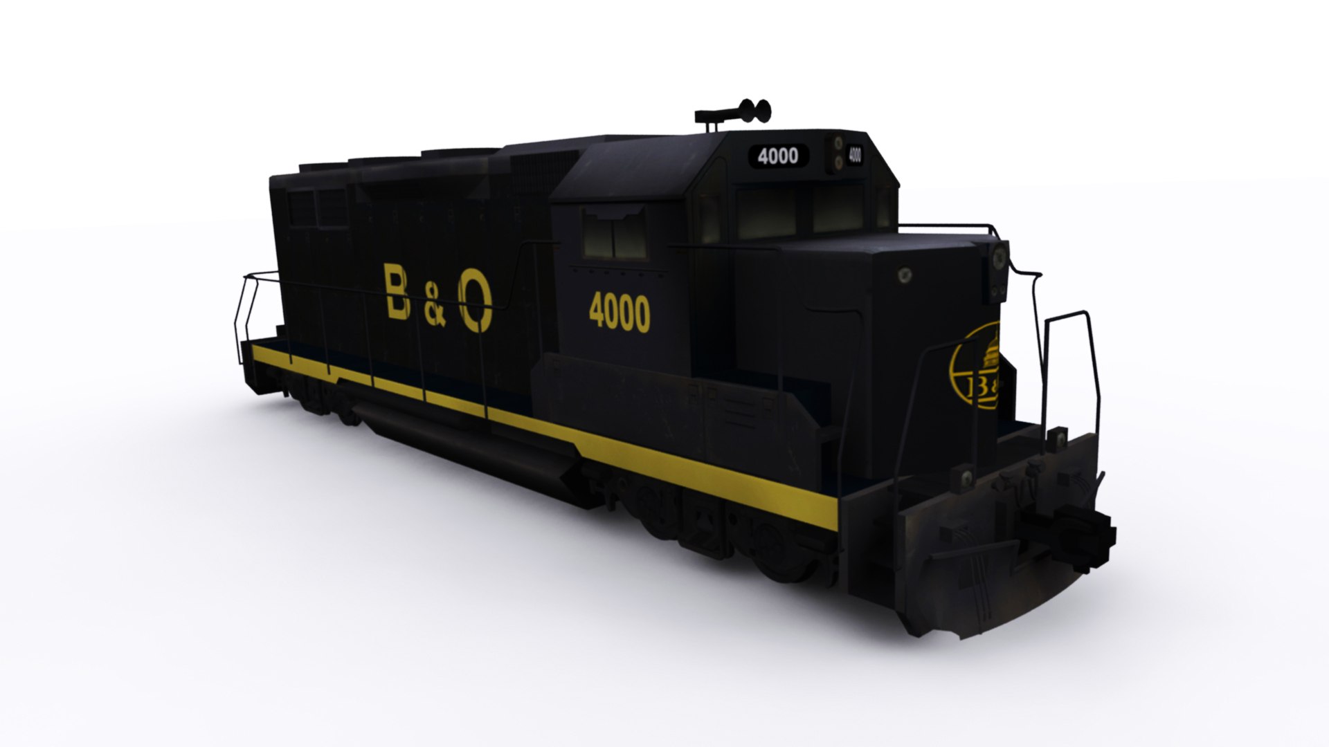 3D EMD GP40 2 Model - TurboSquid 2099963