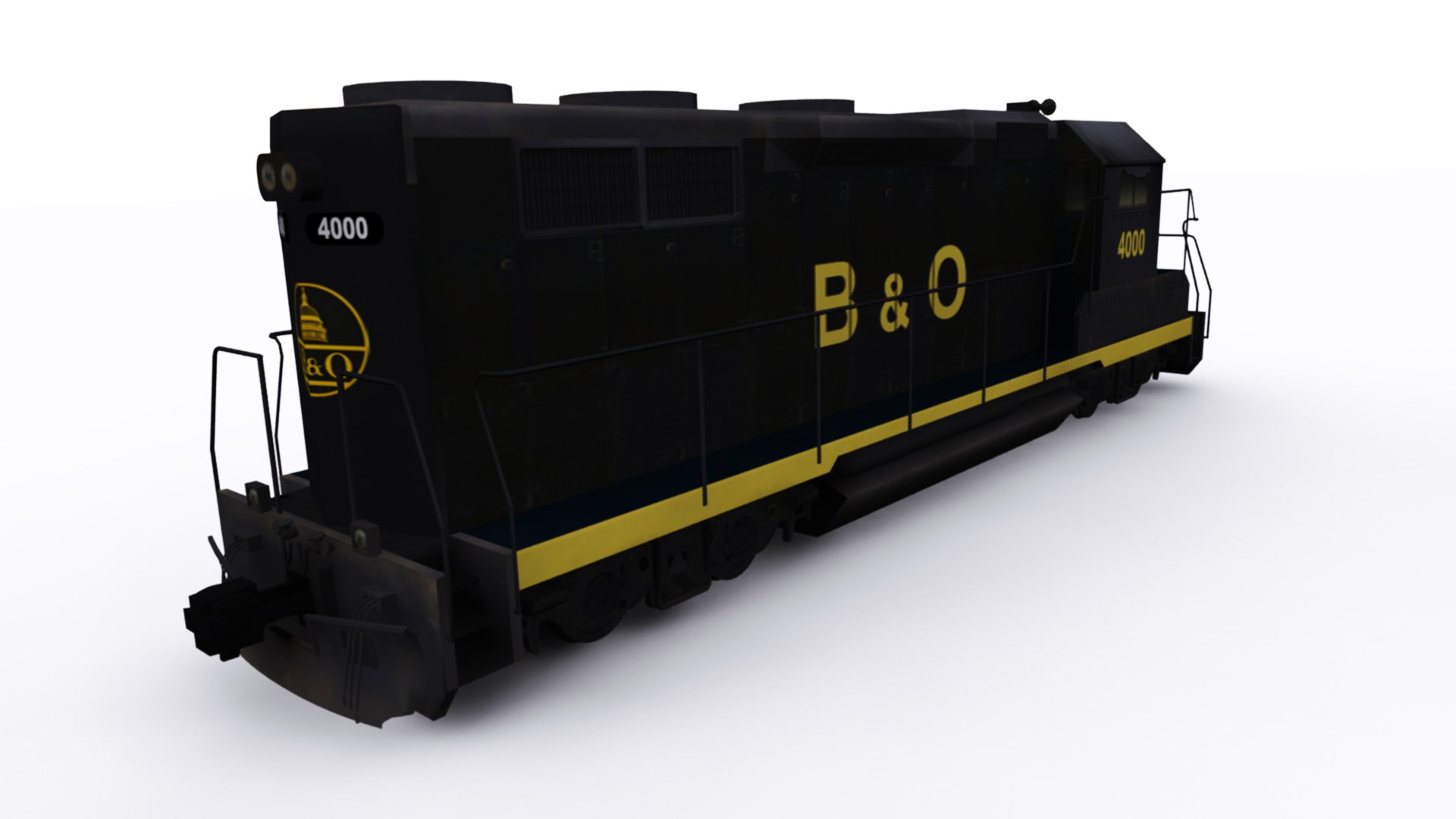 3D EMD GP40 2 Model - TurboSquid 2099963