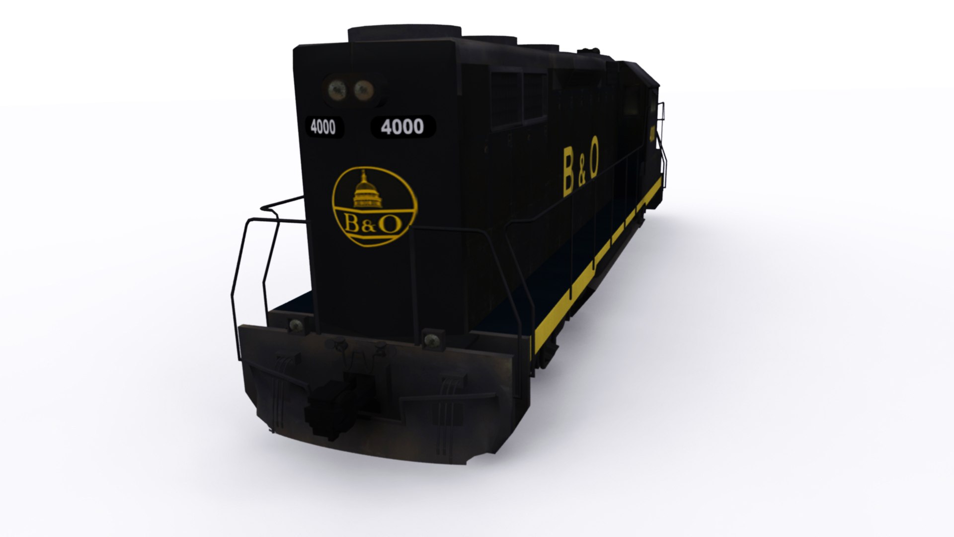 3D EMD GP40 2 Model - TurboSquid 2099963