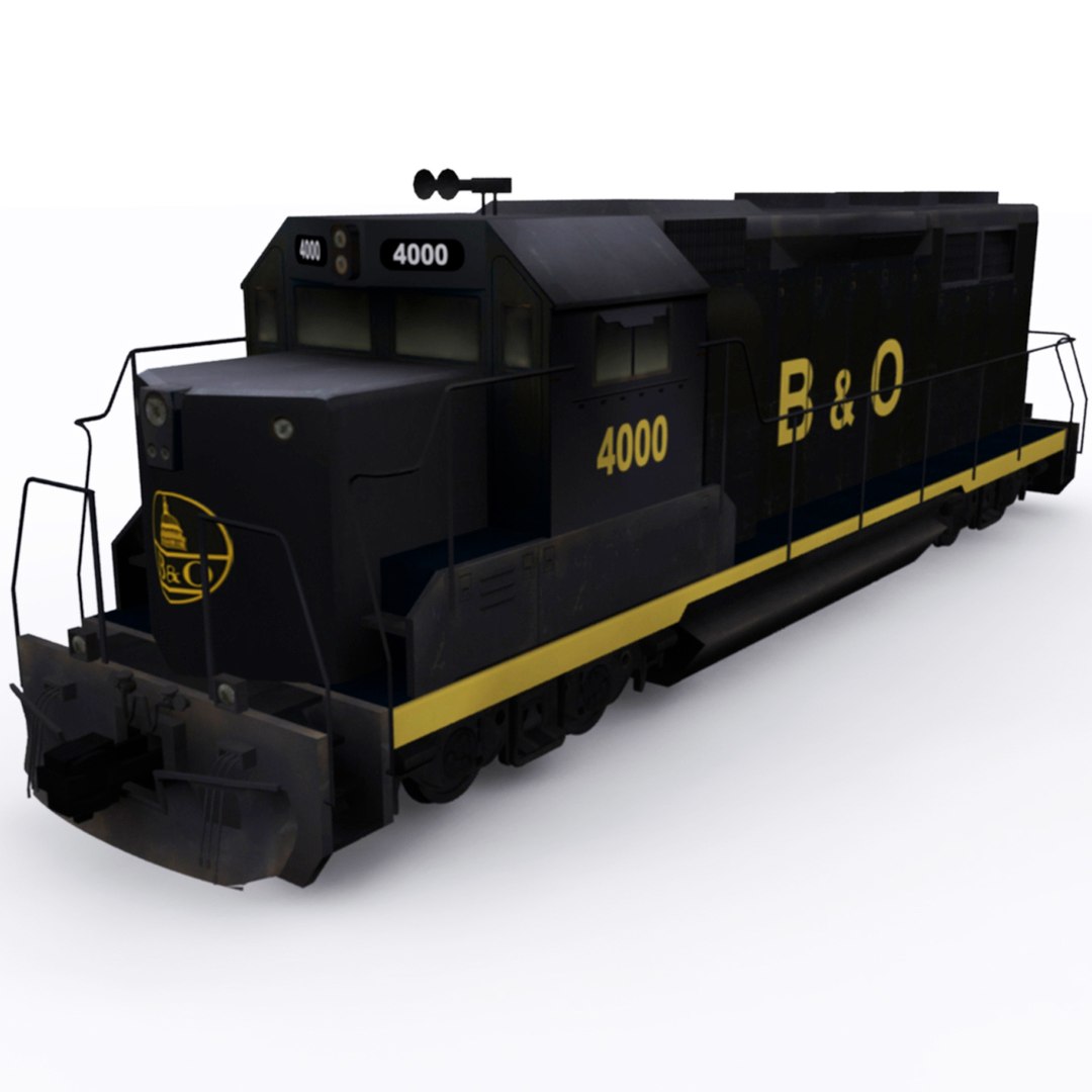3D EMD GP40 2 model - TurboSquid 2099963