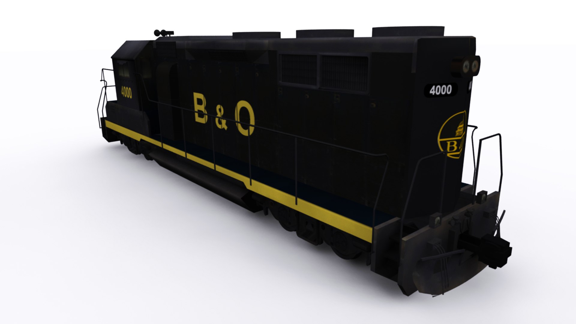 3D EMD GP40 2 Model - TurboSquid 2099963