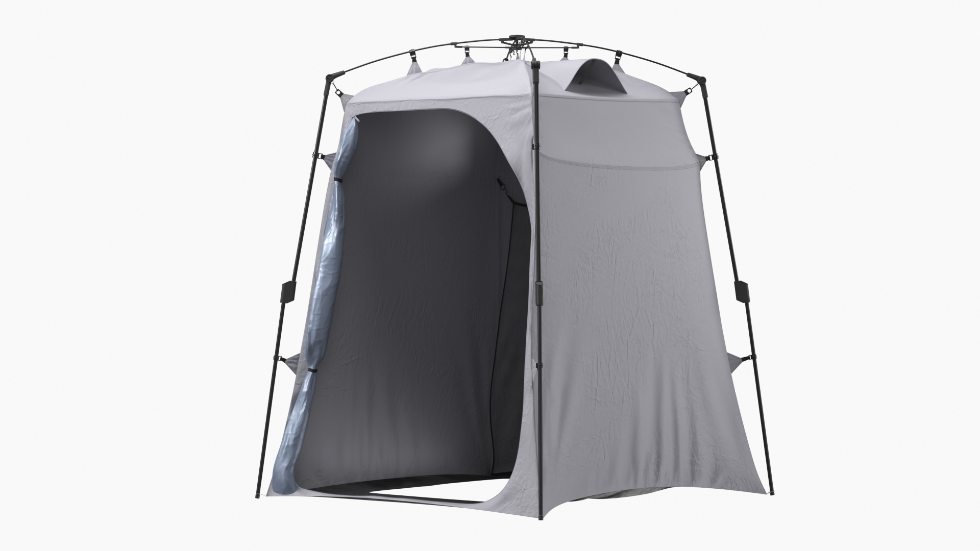 3D Portable Hygiene Tent With Frame Structure Gray - TurboSquid 2436929