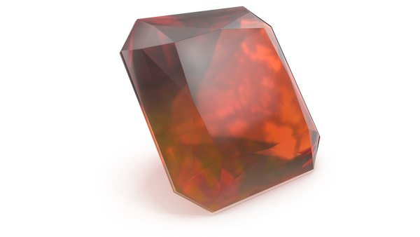 3D Radiant Cut Amber - TurboSquid 1869990
