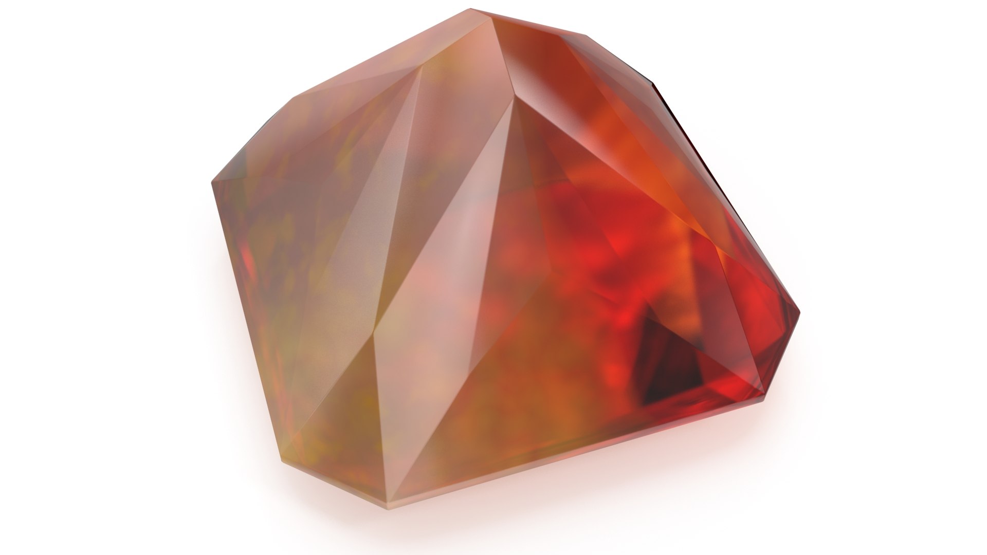3D Radiant Cut Amber - TurboSquid 1869990