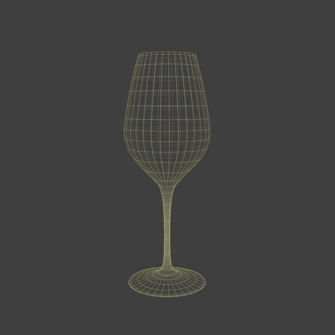 3D Model Wine Glass Model - TurboSquid 1804842
