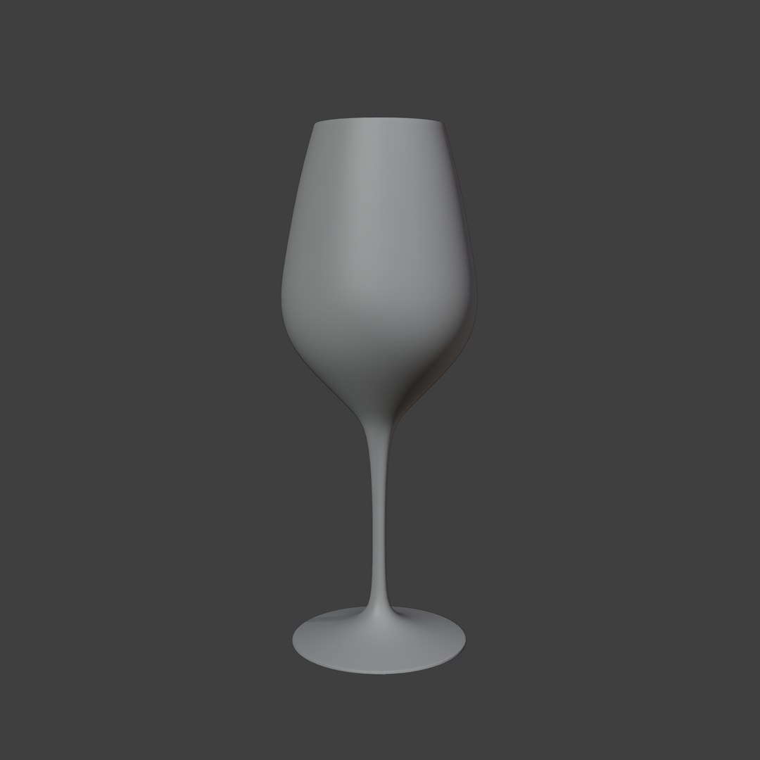3D Model Wine Glass Model - TurboSquid 1804842