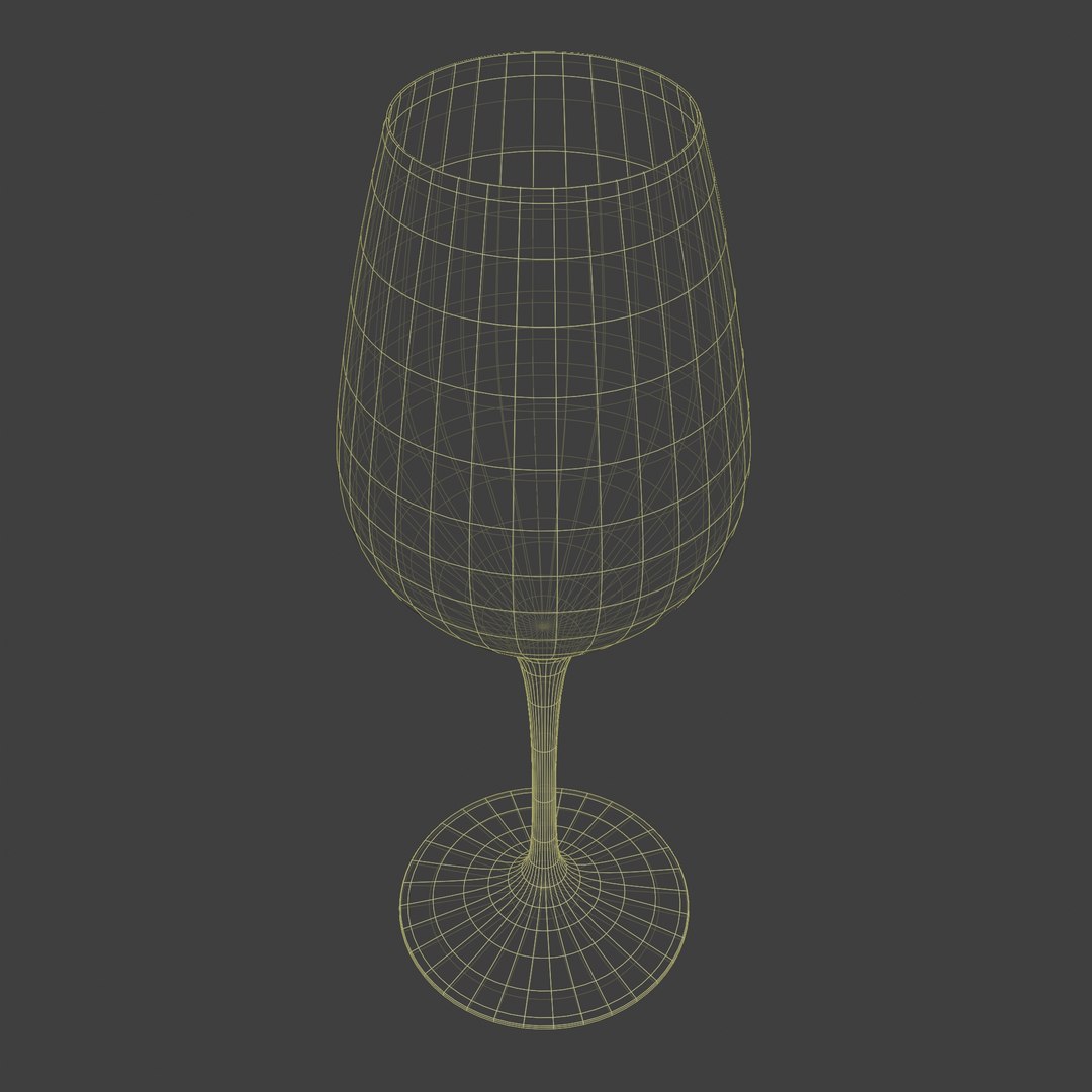 3D Model Wine Glass Model - TurboSquid 1804842