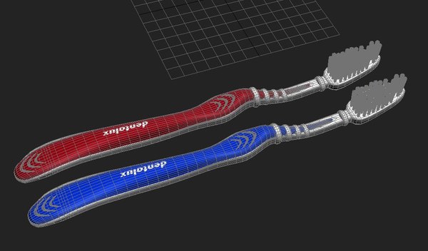 3d model tooth brush