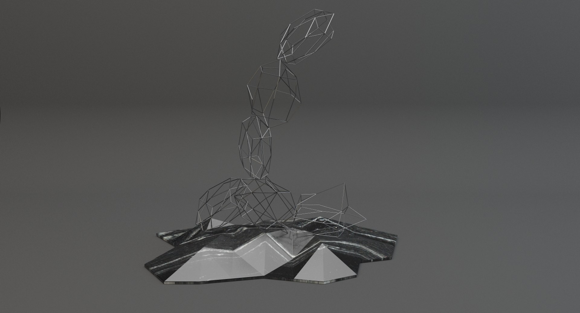 3d Model Of Modern Art