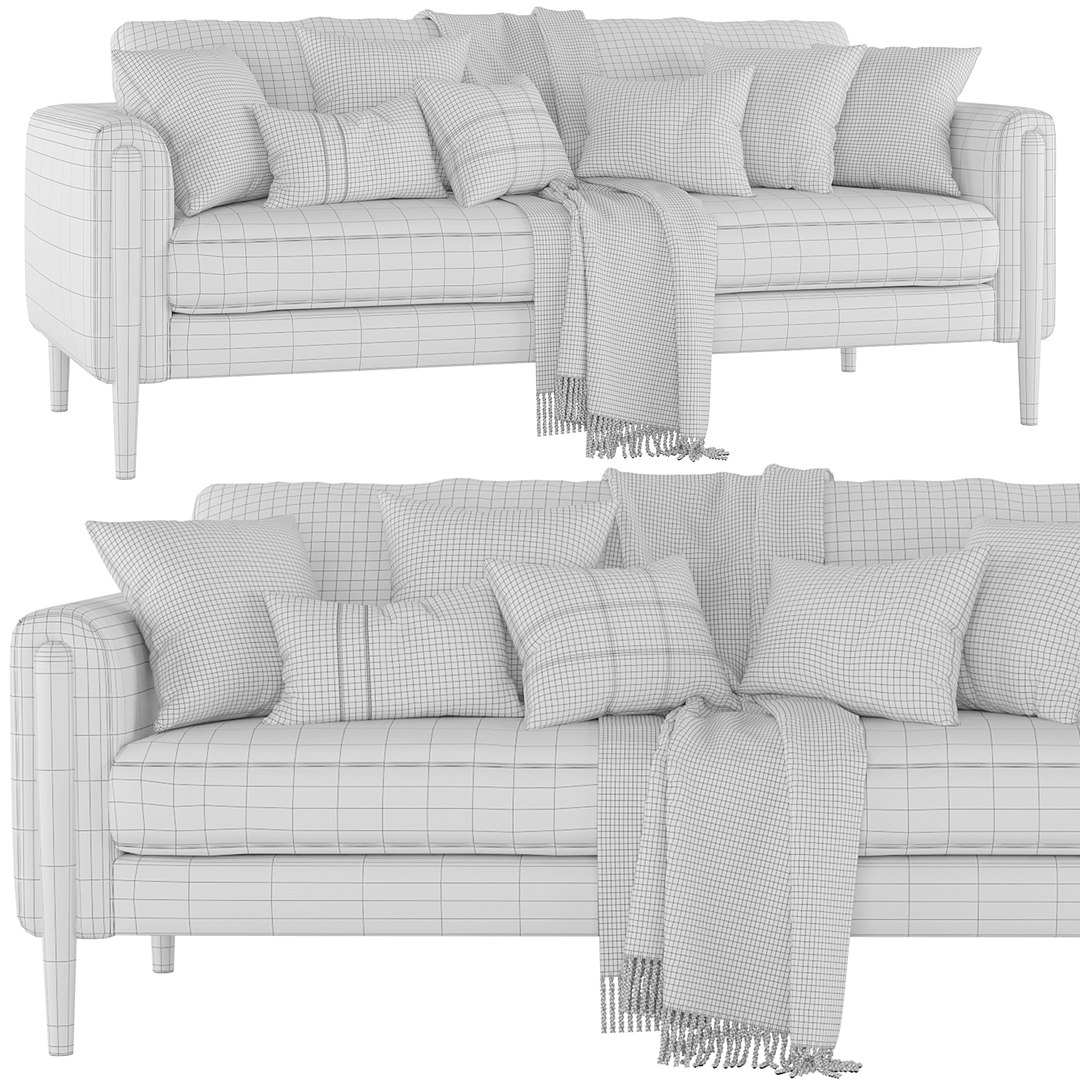Sofa Bronte model - TurboSquid 2136388