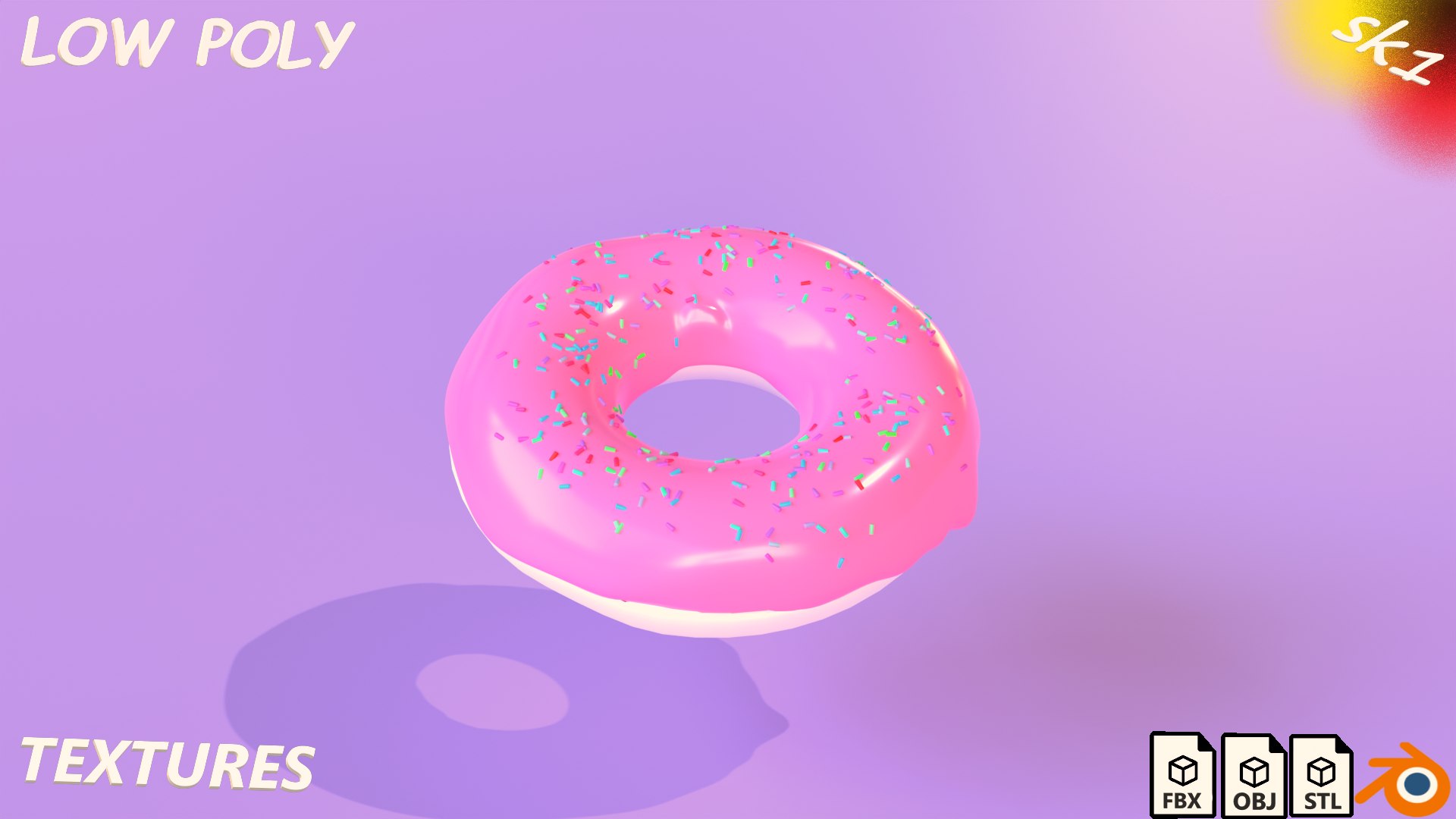 3D Donut Model - TurboSquid 2176654