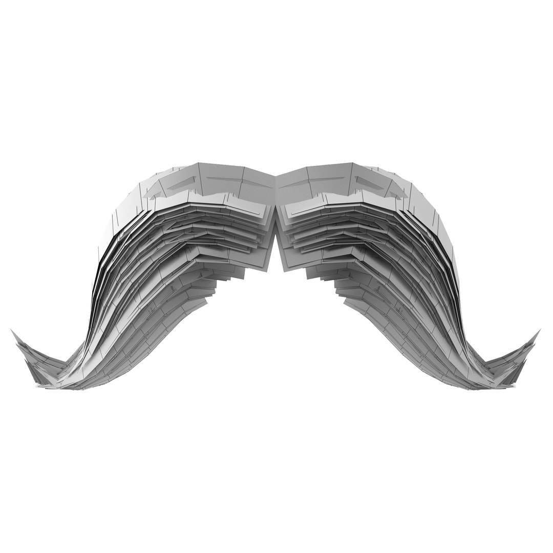 3D Mustache 4 Model - TurboSquid 1426155